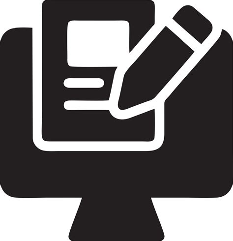 Writing Pen Icon Symbol In White Background Illustration Of The Sign Pencil Symbol Vector Image