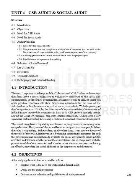 Csr 1 Pdf Corporate Social Responsibility Audit