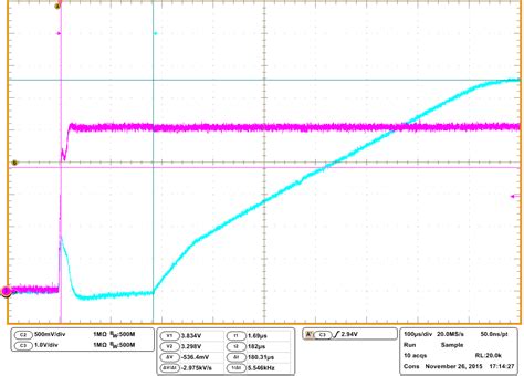 Msp430 Vusb Rise Waveform Msp Low Power Microcontroller Forum Msp Low Power Microcontrollers