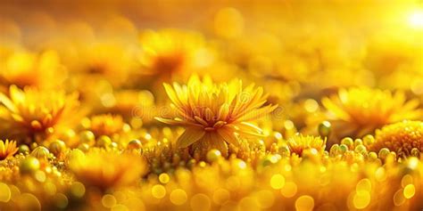 Stunning Abstract Yellow Tiltshift Sparkling Background A Vibrant Golden Gradient Design Element