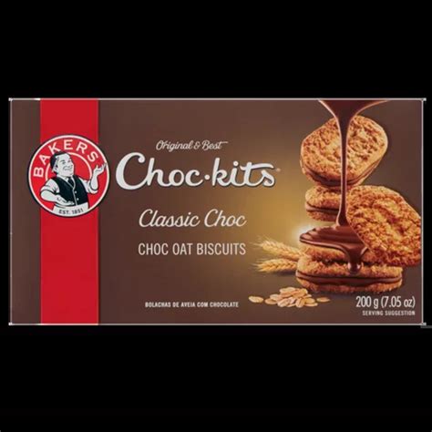 Checkers Sixty60 Bakers Choc Kits Classic Chocolate Oat Biscuits 200g