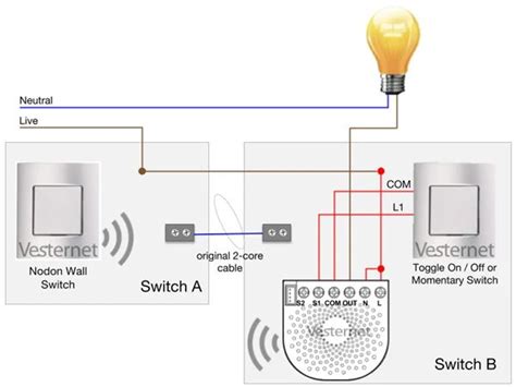 Two Way Lighting Circuit Diagram