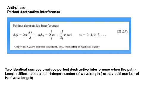 PPT Chapter 21 Superposition And Interference PowerPoint Presentation ID 6130383