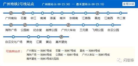 廣州地鐵換乘全攻略，另附一張你想要的廣州地鐵線路圖 每日頭條