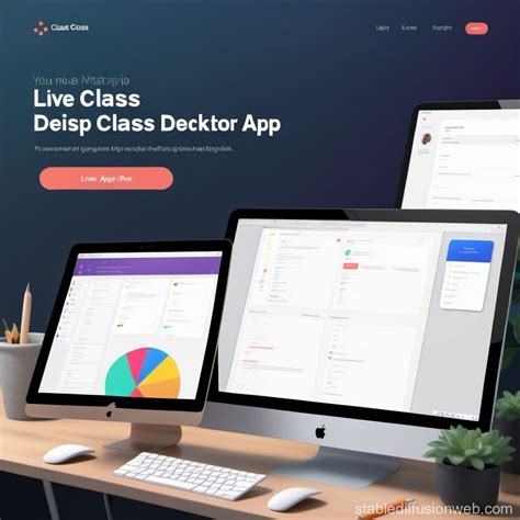 Designing A Live Class Desktop Application Stable Diffusion Online