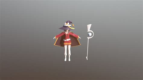 Megumin V 2 Download Free 3d Model By Nopantscarl [f07a146] Sketchfab