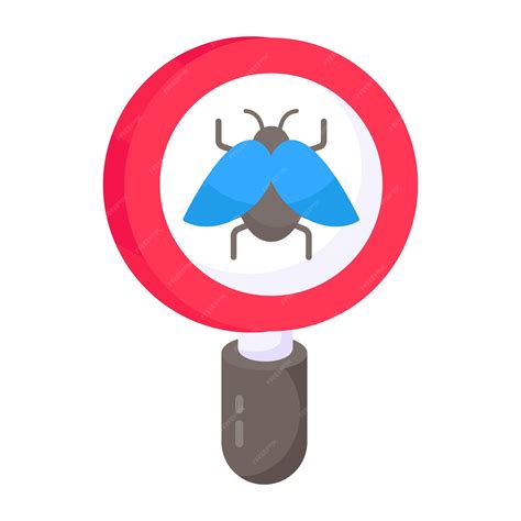 Premium Vector Virus Under Magnifying Glass Debugging