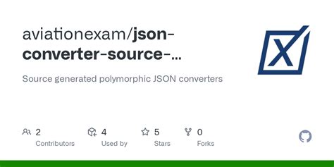 github aviationexam json converter source generator source generated