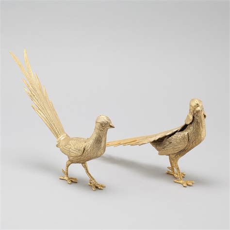 Two Late 20th Century Brass Table Decorations Bukowskis