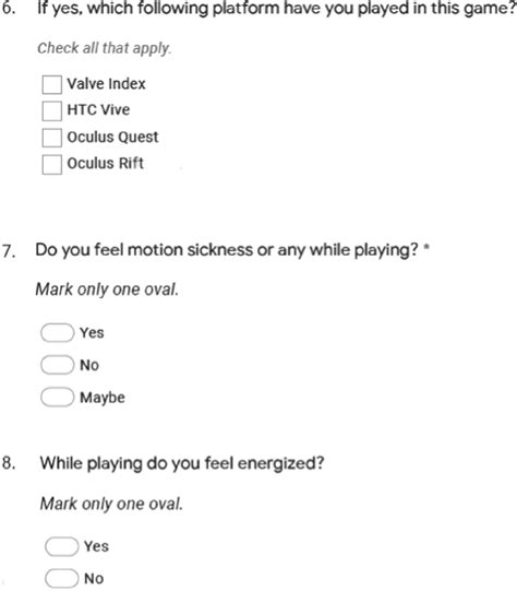 Part Of The User Testing Survey Download Scientific Diagram