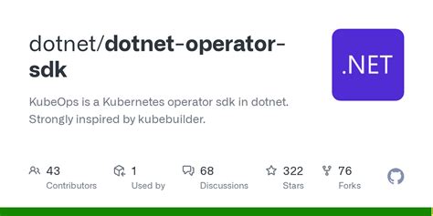 Github Dotnetdotnet Operator Sdk Kubeops Is A Kubernetes Operator Sdk In Dotnet Strongly