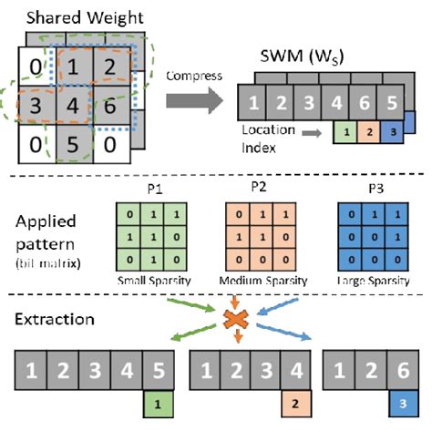 Shared Weights Compression And Extraction Three Shared Weight Kernels Download Scientific