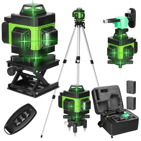 Tripod Nivel A Laser 16 Lines Laser Profesional Level Green Line Self