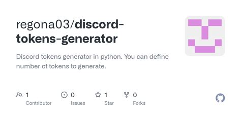 Github Regona Discord Tokens Generator Discord Tokens Generator In Python You Can Define
