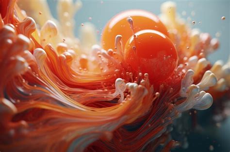 Premium Ai Image Abstract Compositions With Organic Elements