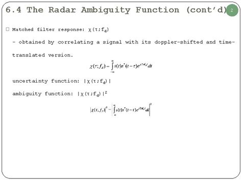 Radar Systems Analysis And Design Using Matlab At Christina Gonzales Blog
