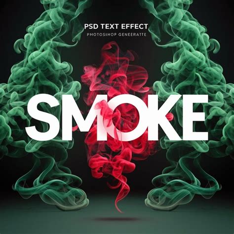 Premium Photo A Poster For Smoke And A Picture Of A Smoke