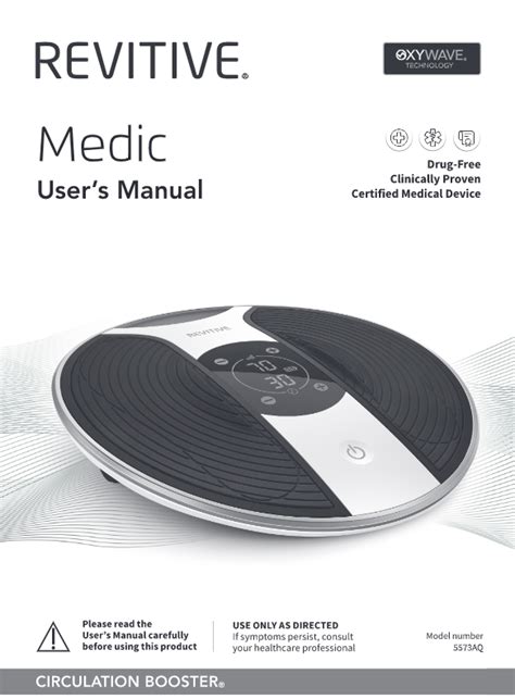 Revitive Medic User Manual Revitive Australia