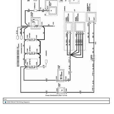 Ford Truck F650 F750 Wiring Diagrams 2004 2007