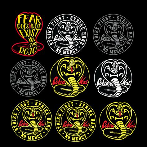 18 Cobra Kai T Shirt Design Bundle Png Images With Transpa Inspire Uplift