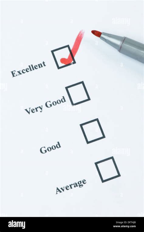 Tick Box Stock Photos Tick Box Stock Images Alamy