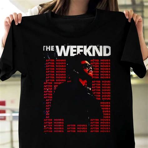 Concert Tshirt The Weeknd T Shirt The Weeknd Merch The Weeknd
