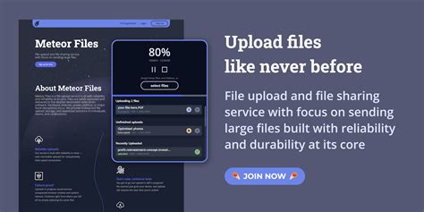 Meteor Files Stress Free And Resilient To Interruptions File Uploads Product Hunt