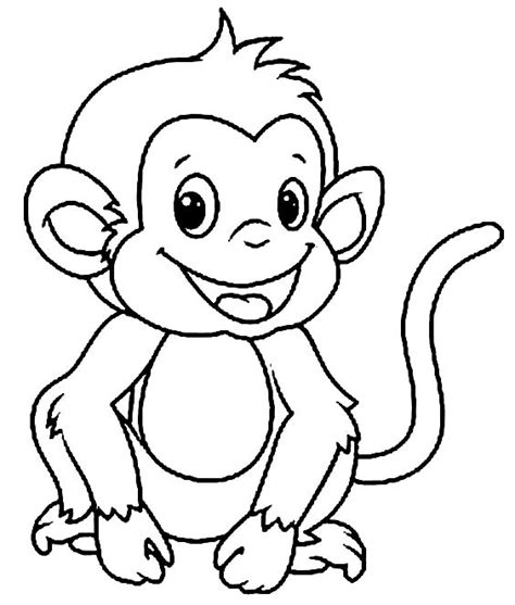 Dibujos De Mono Para Colorear E Imprimir Coloringonlycom