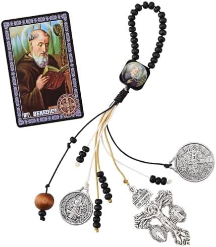 St Benedict Medals For Door With Pardon Crucifix Prayer Cardshouse