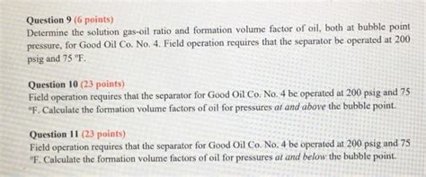 Solved Table 10 1 Cont Gravity Of Residual O11 35 1∗ Api
