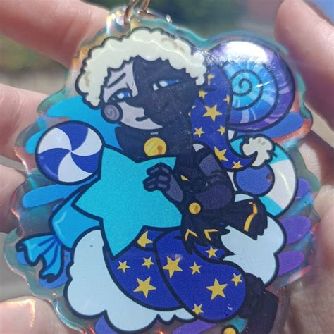 Sundrop And Moondrop Candy Core Keychains Etsy