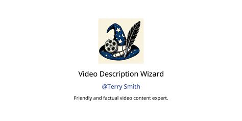 Video Description Wizard Gpts Features And Functions Examples And