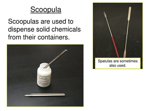 Scoopula Chemistry Lab Equipment At Wilbur Pritt Blog