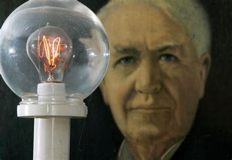 Early Light Bulb Thomas Edison