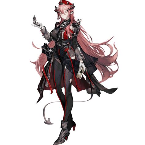 Cenm0 Ulsulah Arknights Arknights Bad Link Official Art 1girl Beret Black Footwear