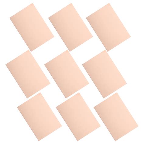 Hemoton 10pcs Copper Clad Board Pcb Circuit Board Diy Prototyping Board For Electronic Projects