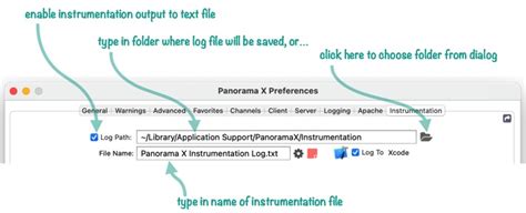 Debug Instrumentation Text File