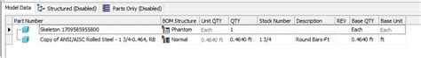 frame generator bom unit qty autodesk community