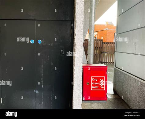 London Uk March 02 2025 Fire Safety Equipment In Urban Area With