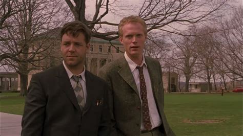 A Beautiful Mind 2001 First Clue That John Nash Is Hallucinating