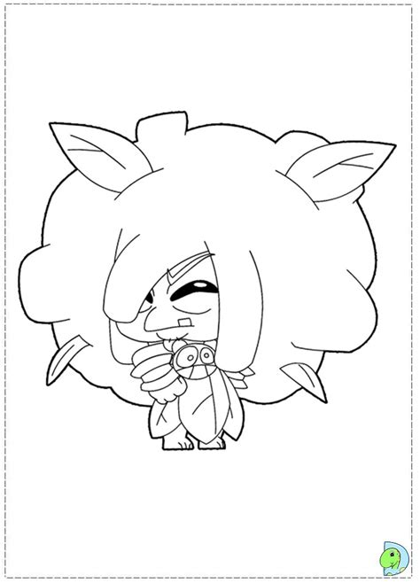 Mini Wakfu Coloring Page