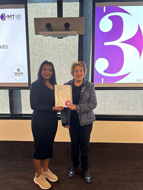 Dilendra Wijesekara On Linkedin 3mt Research Deakinuniversity
