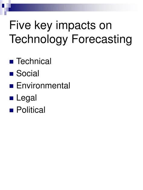 PPT Technology Forecasting PowerPoint Presentation Free Download ID