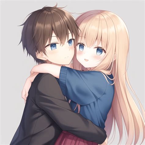 Anime Sisters Hugging