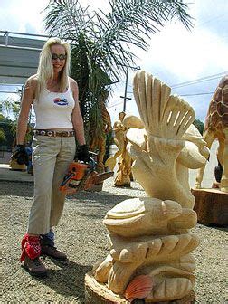 Cherie Currie Chainsaw Art