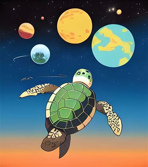 Space Turtle Turtle Space Lovers Cute Turtles