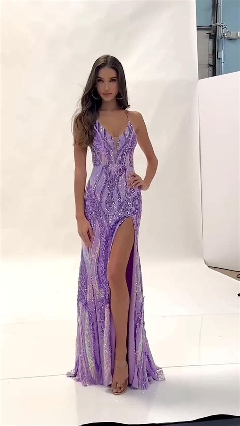 Lilac Ruffles Prom Dress Artofit