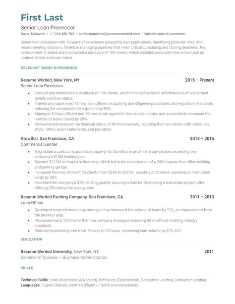 Claims Processor Resume Examples For 2025 Resume Worded