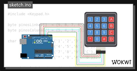 Teclado01 Wokwi Esp32 Stm32 Arduino Simulator