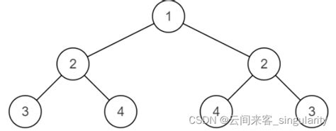 判断二叉树是否对称 Csdn博客